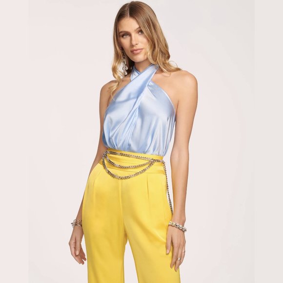 Ramy Brook Tops New Ramy Brook Size L 6 Way Convertible Silk